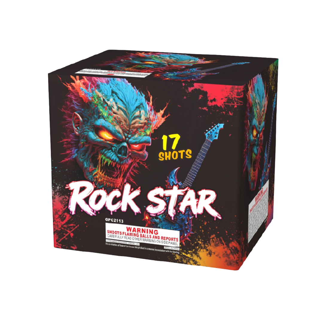 Rock Star - GPC2113 – Garrett's Fireworks Wholesale Store